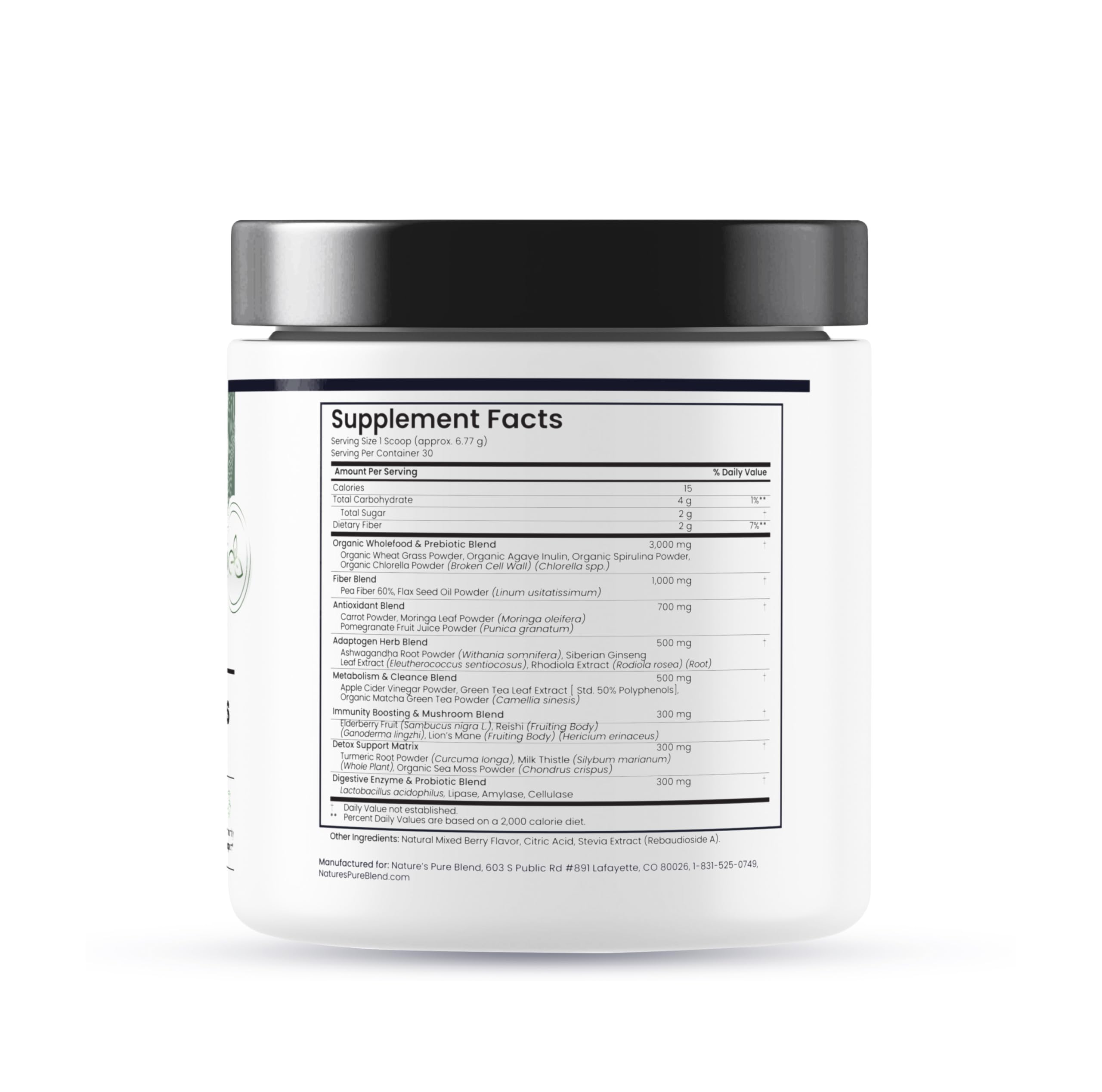 nutrient-dense powder for health enthusiasts
