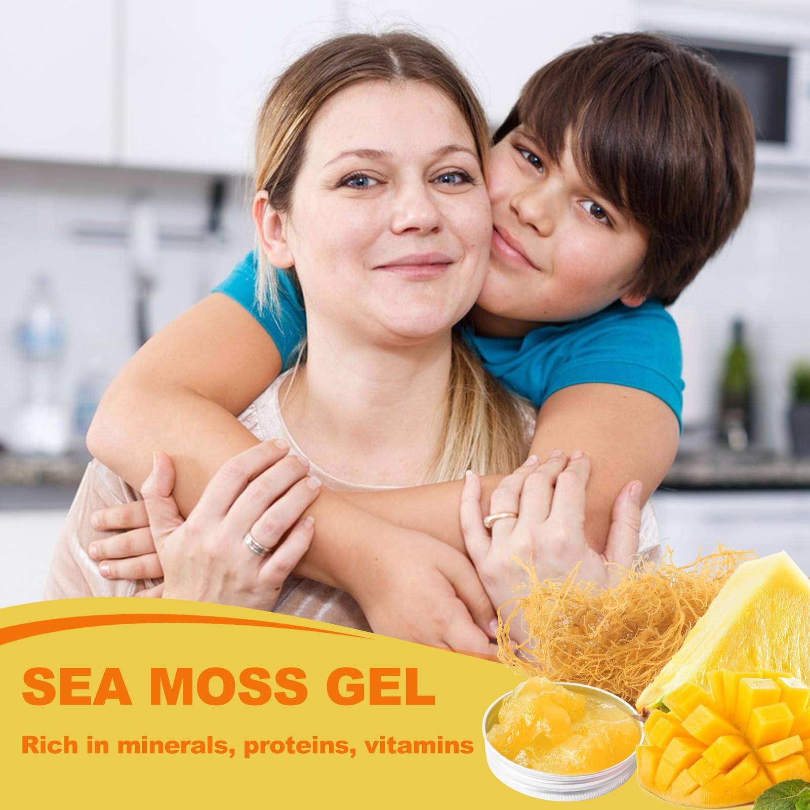 nutrient-dense sea moss mango supplement