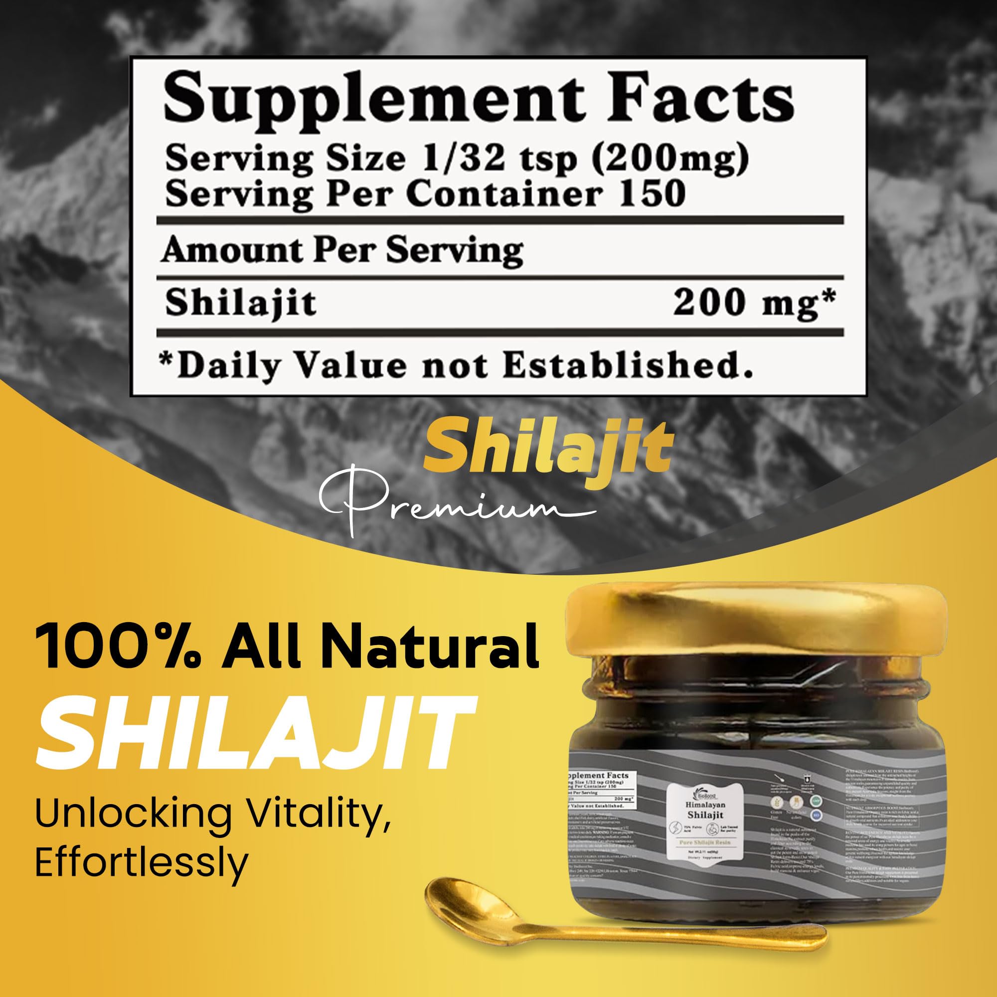 Nutrient-dense shilajit for vitality