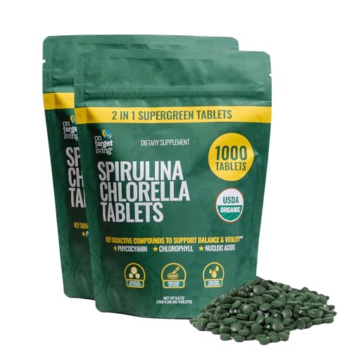 nutrient dense spirulina and chlorella