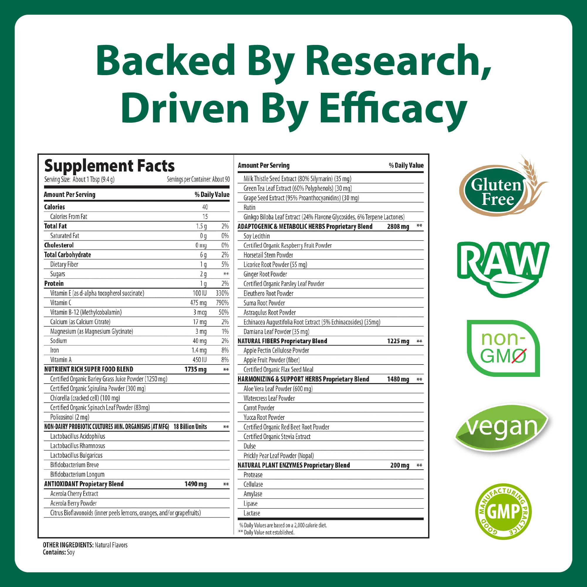 nutrient-dense vegan supplement