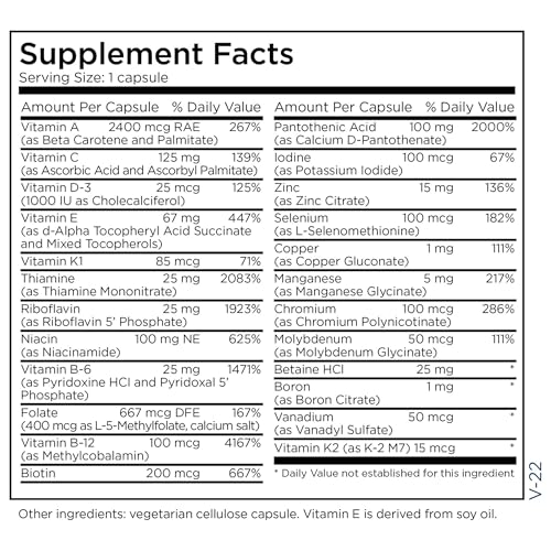 nutrient-dense vitamin and mineral supplement