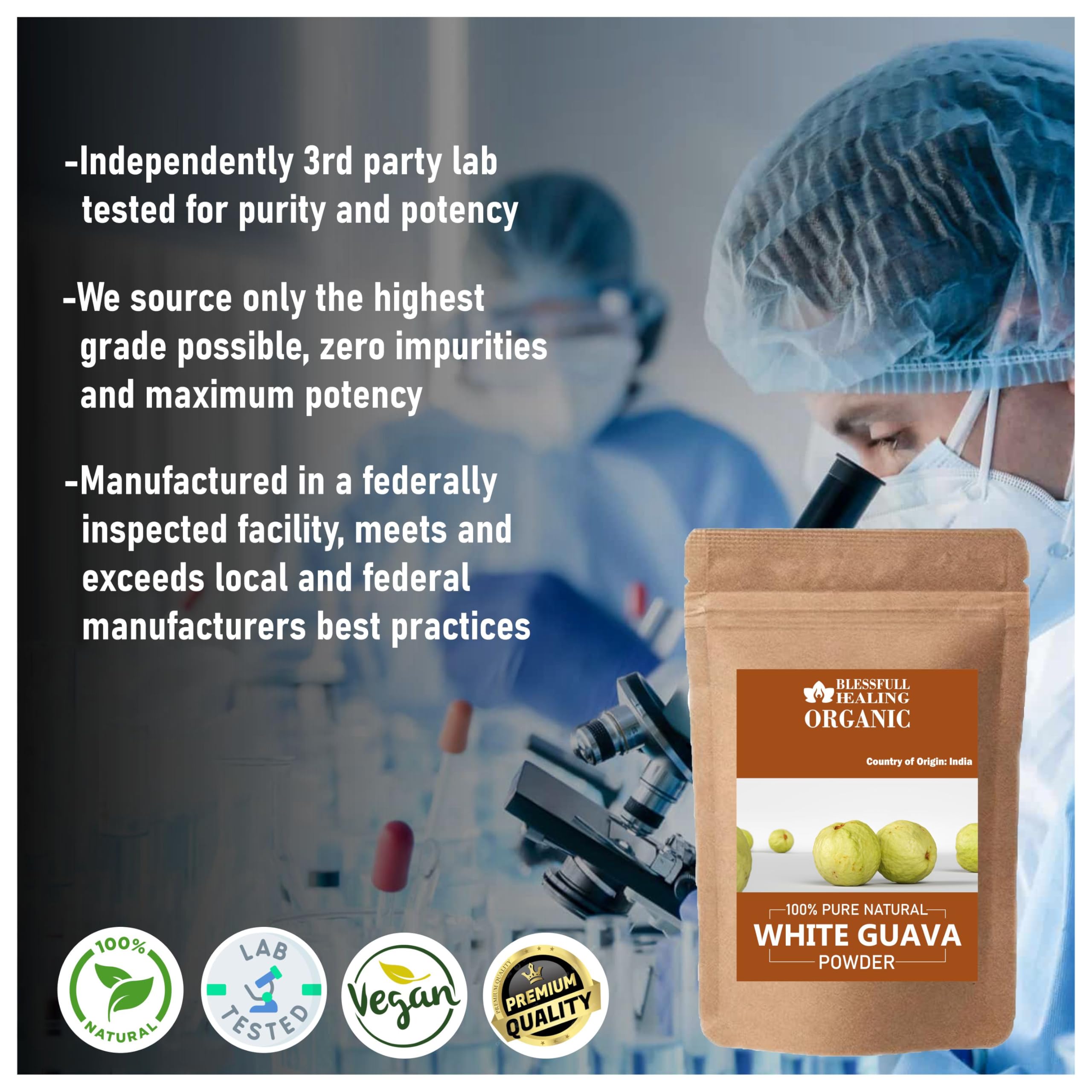 nutrient-dense white guava powder