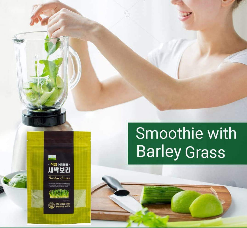 nutrient-dense young barley grass powder