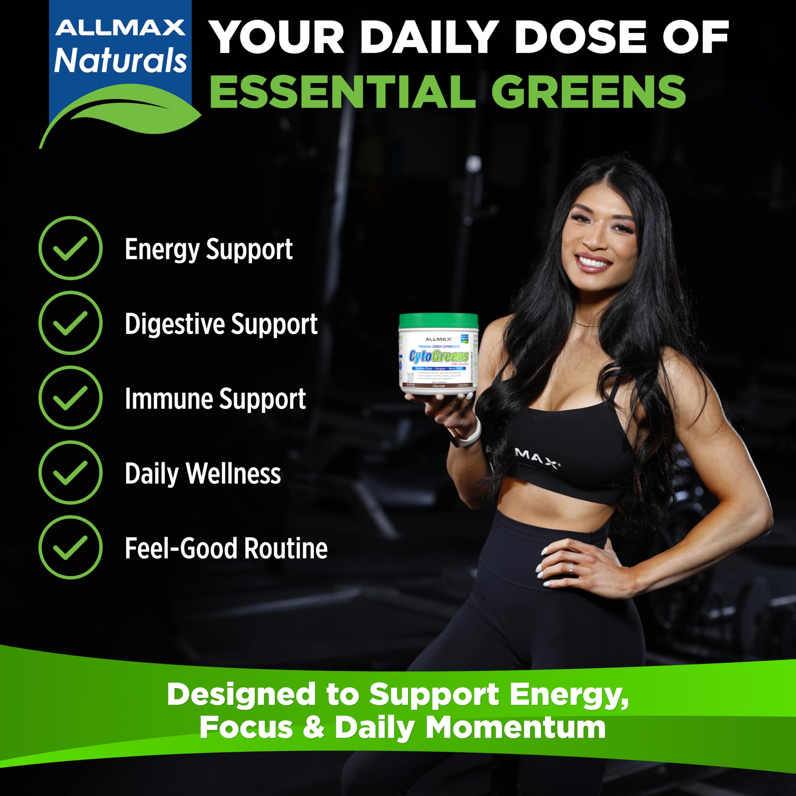 nutrient-packed greens for active lifestyle