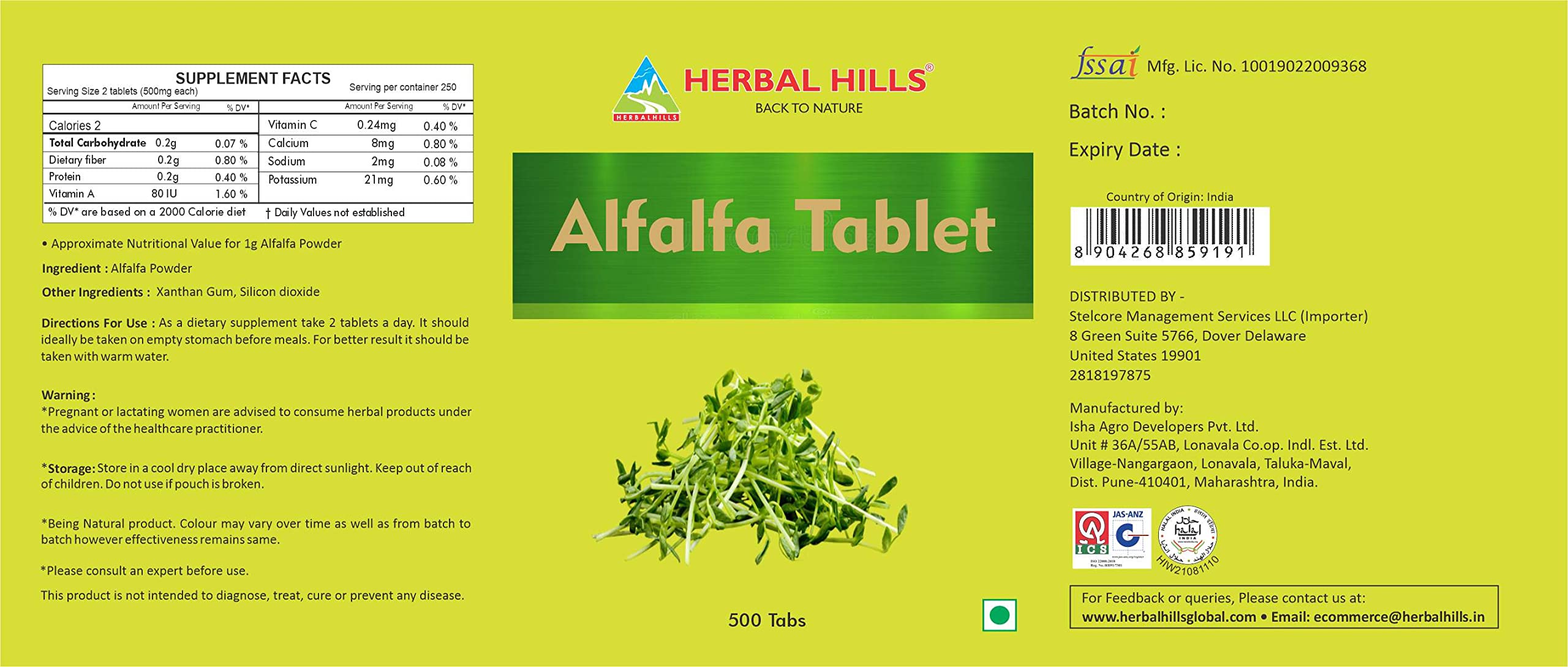 nutrient-rich alfalfa for health