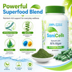 Nutrient-rich algae capsules for vitality