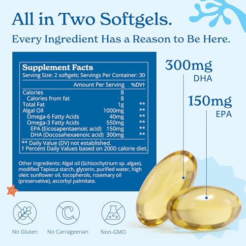 nutrient-rich algae omega capsules