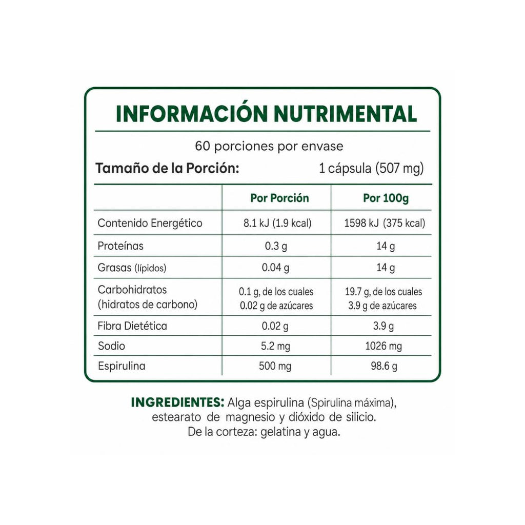 nutrient-rich algae supplement