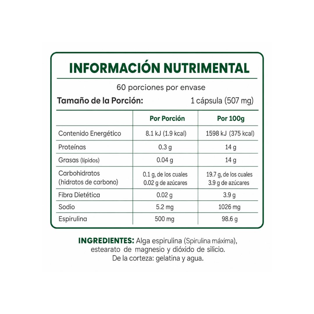 nutrient-rich algae supplement