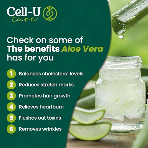 Nutrient-rich aloe vera crystals