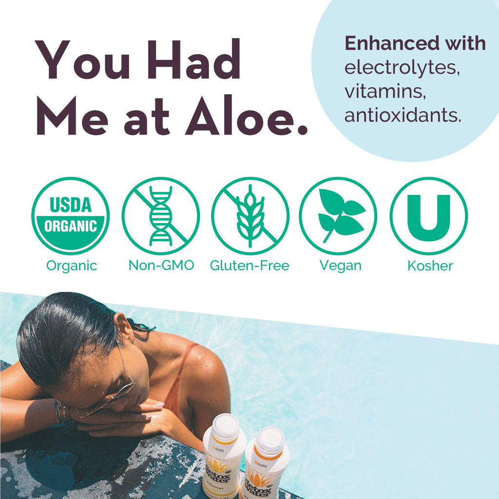 nutrient-rich aloe vera water