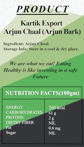 Nutrient-rich Arjuna bark for wellness