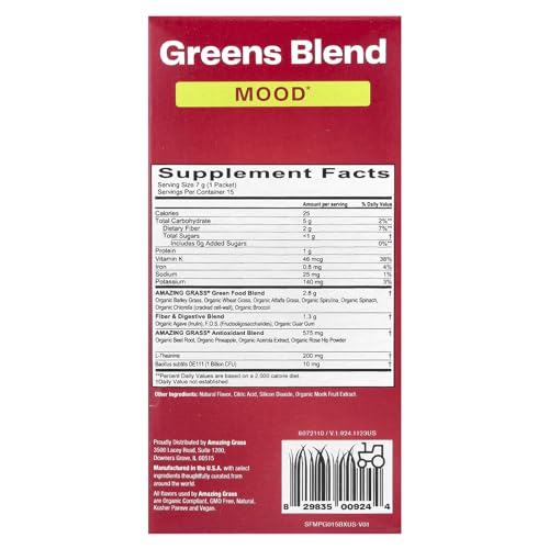 Nutrient-rich barley grass and moringa