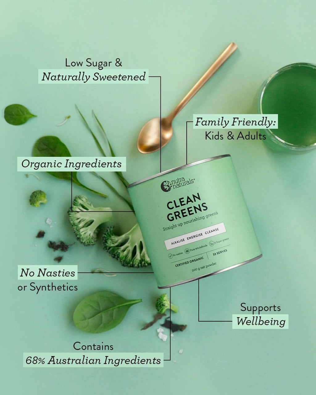 nutrient-rich barley grass powder