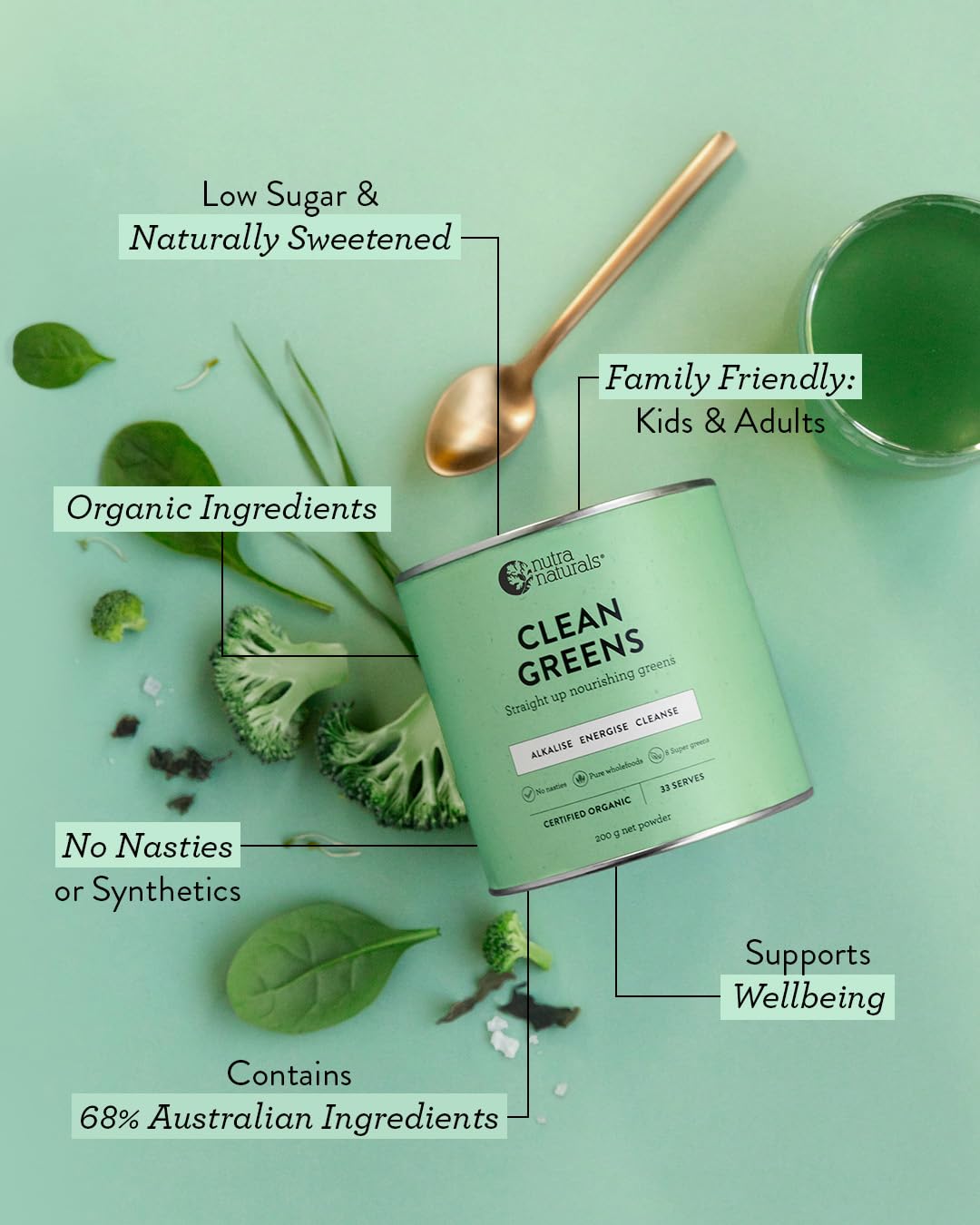 nutrient-rich barley grass powder