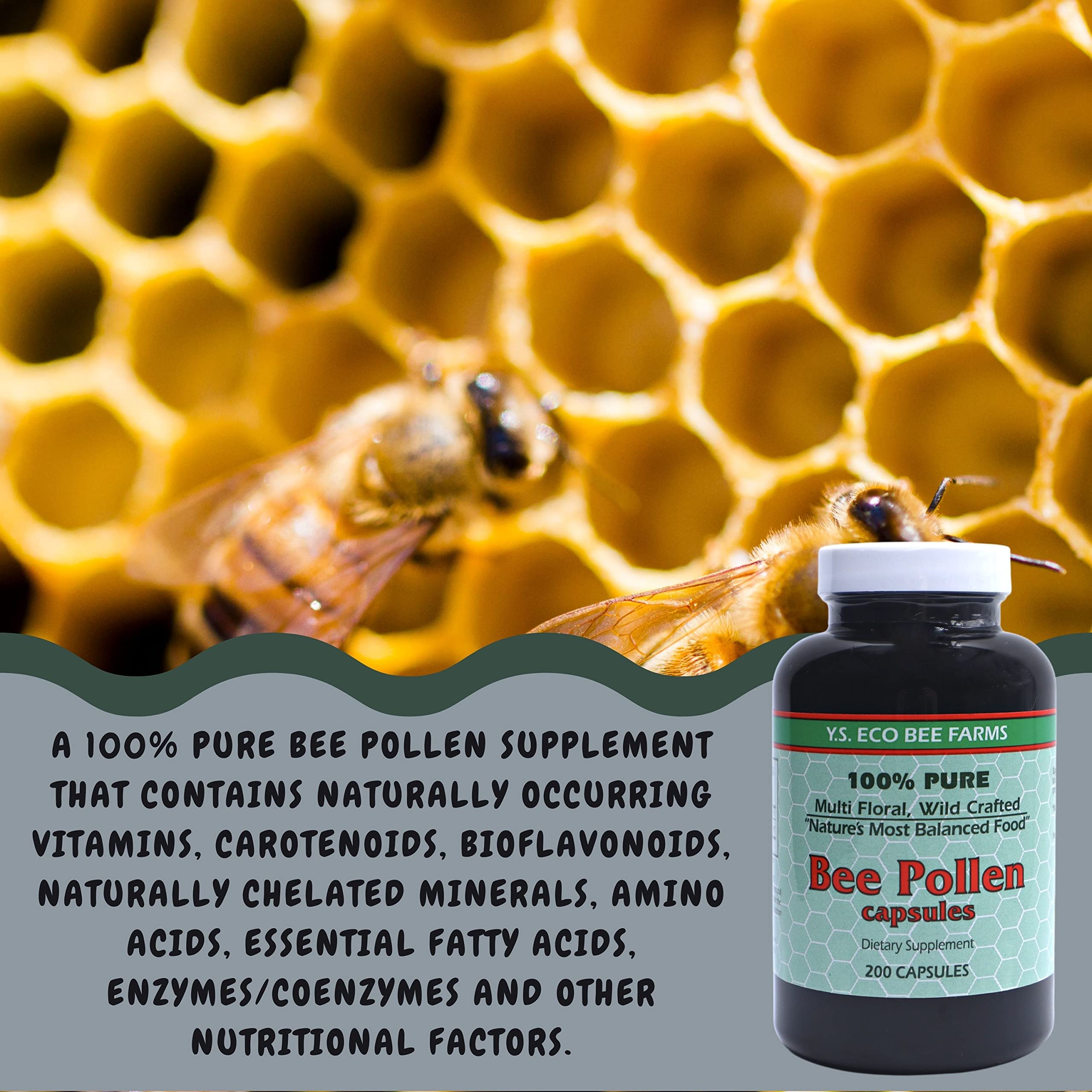 nutrient-rich bee pollen blend