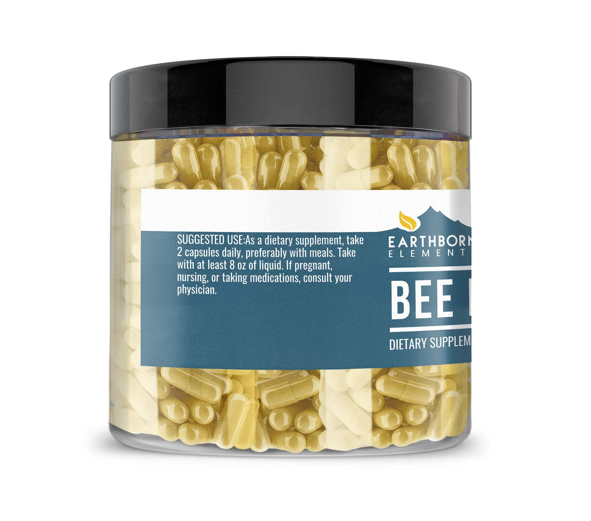 nutrient-rich bee pollen capsules