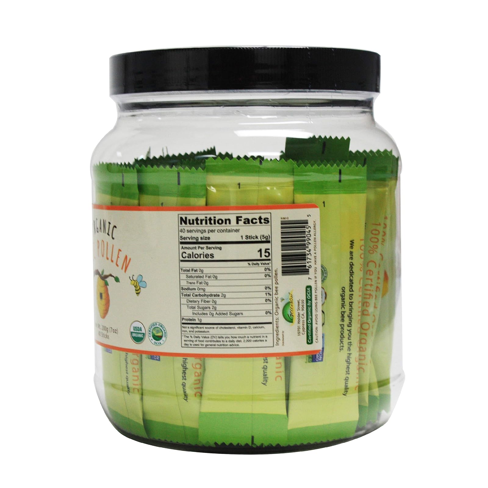 nutrient-rich bee pollen for energy