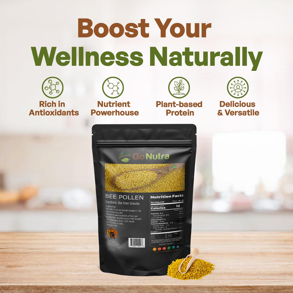 nutrient-rich bee pollen granules source