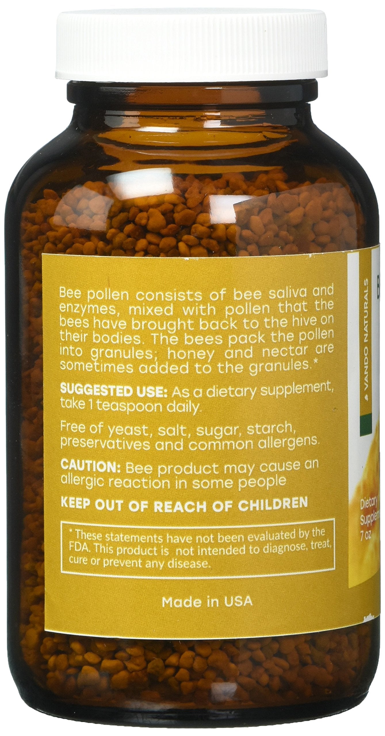 nutrient-rich bee pollen granules