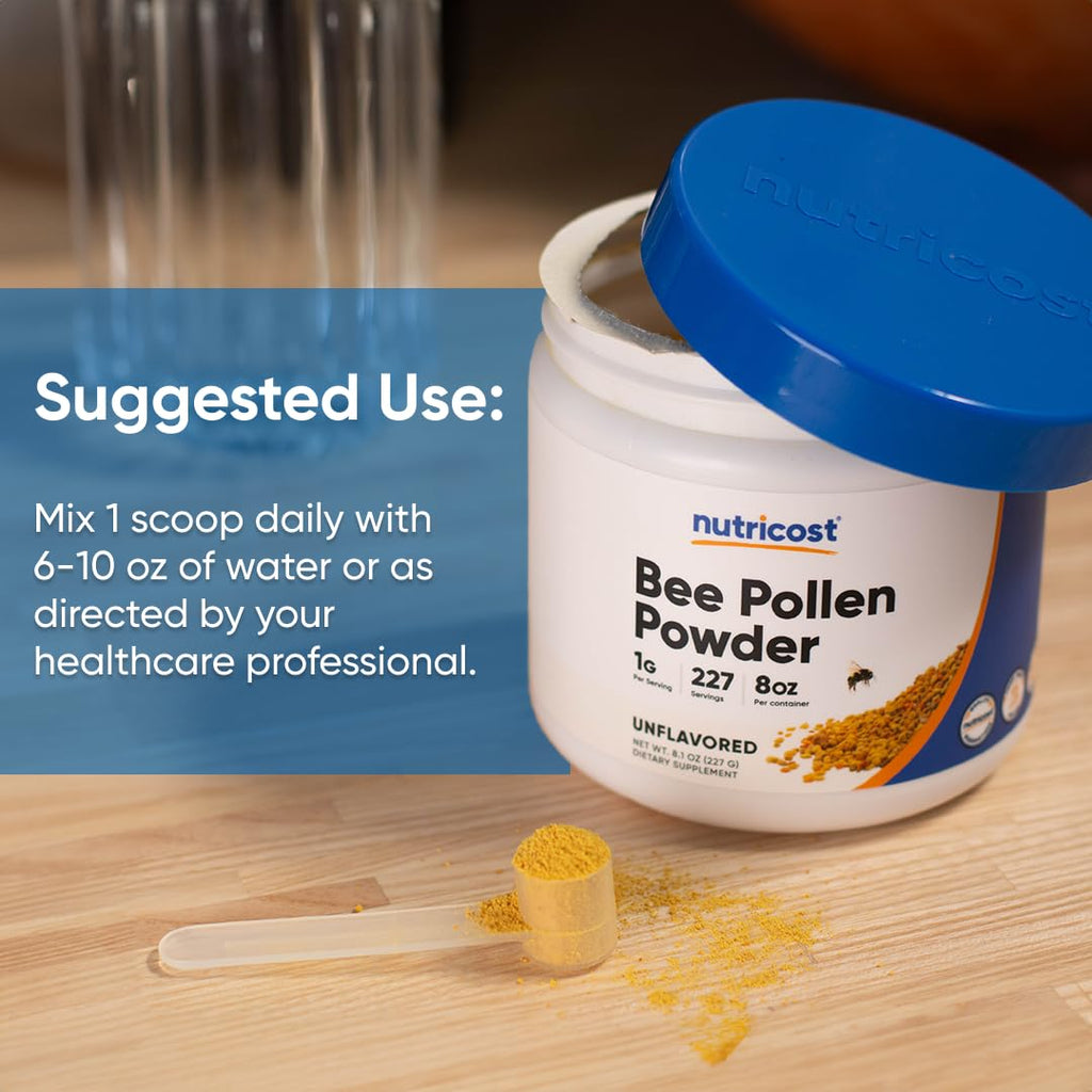 nutrient-rich bee pollen powder
