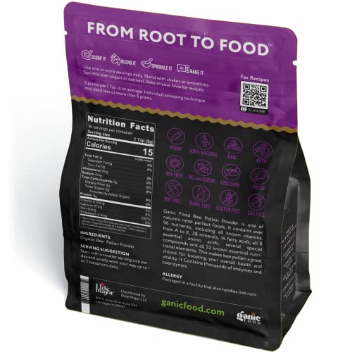 nutrient-rich bee pollen powder