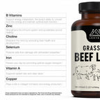 Nutrient-rich beef liver capsules