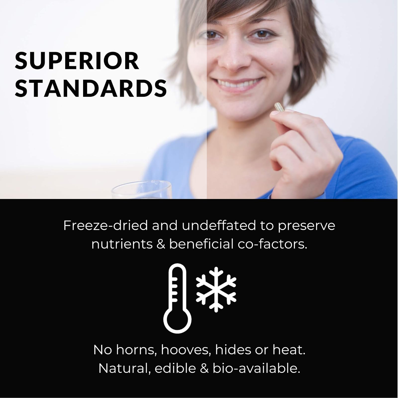 Nutrient-rich beef liver capsules