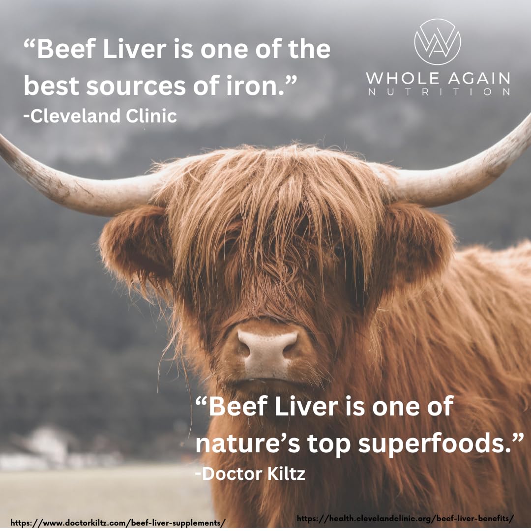 Nutrient-rich beef liver capsules