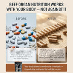 Nutrient-rich beef liver supplement