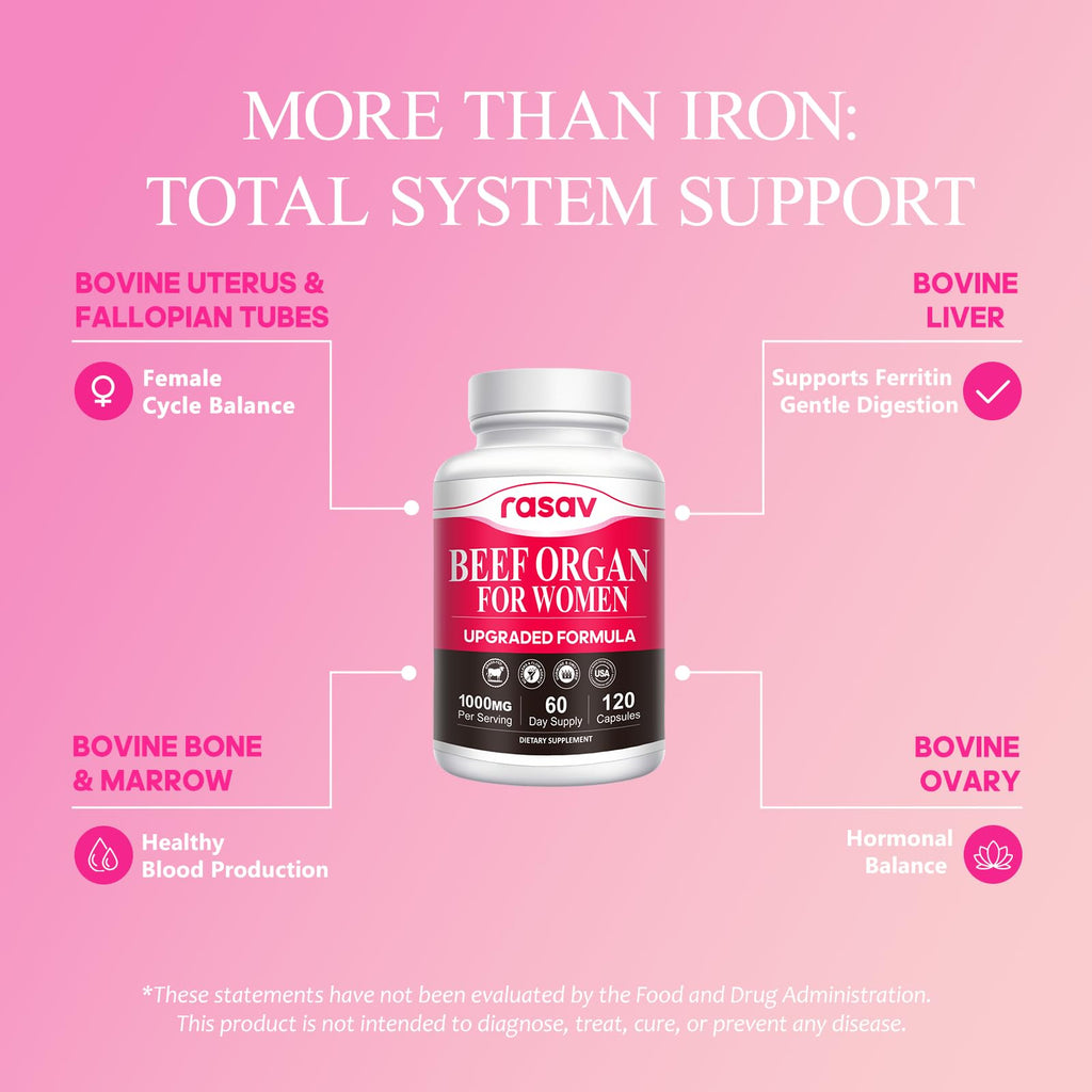 nutrient-rich beef organ capsules