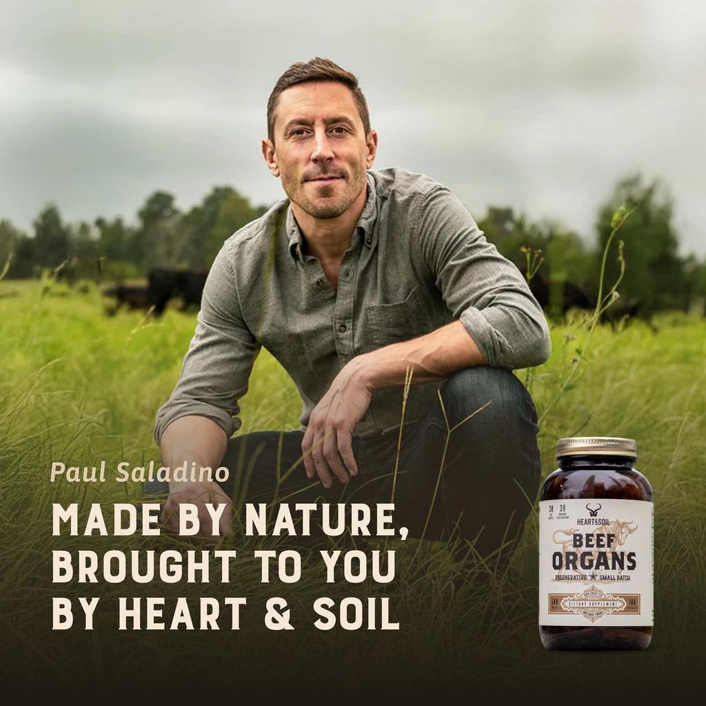 nutrient-rich beef organs capsules