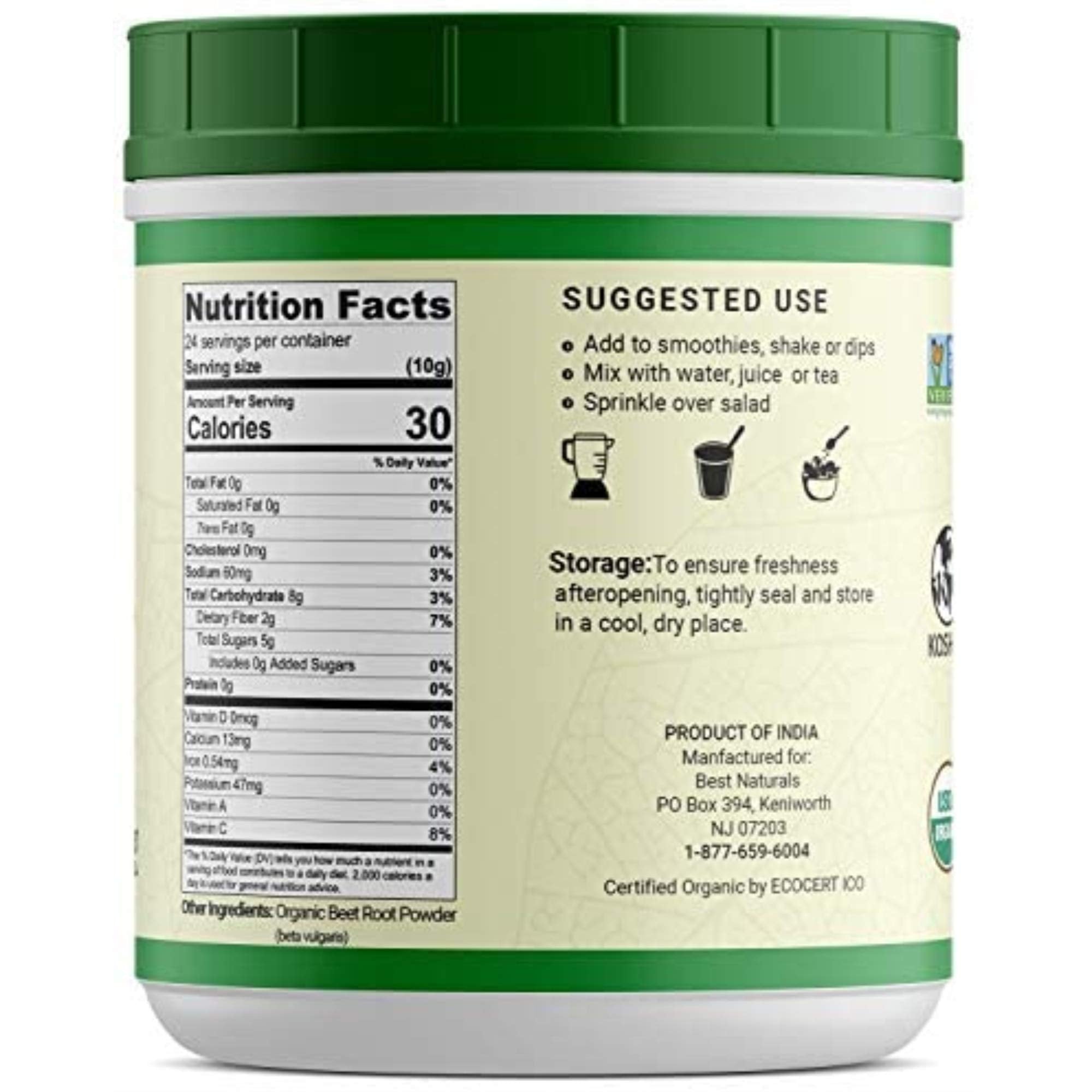 nutrient-rich beet root powder