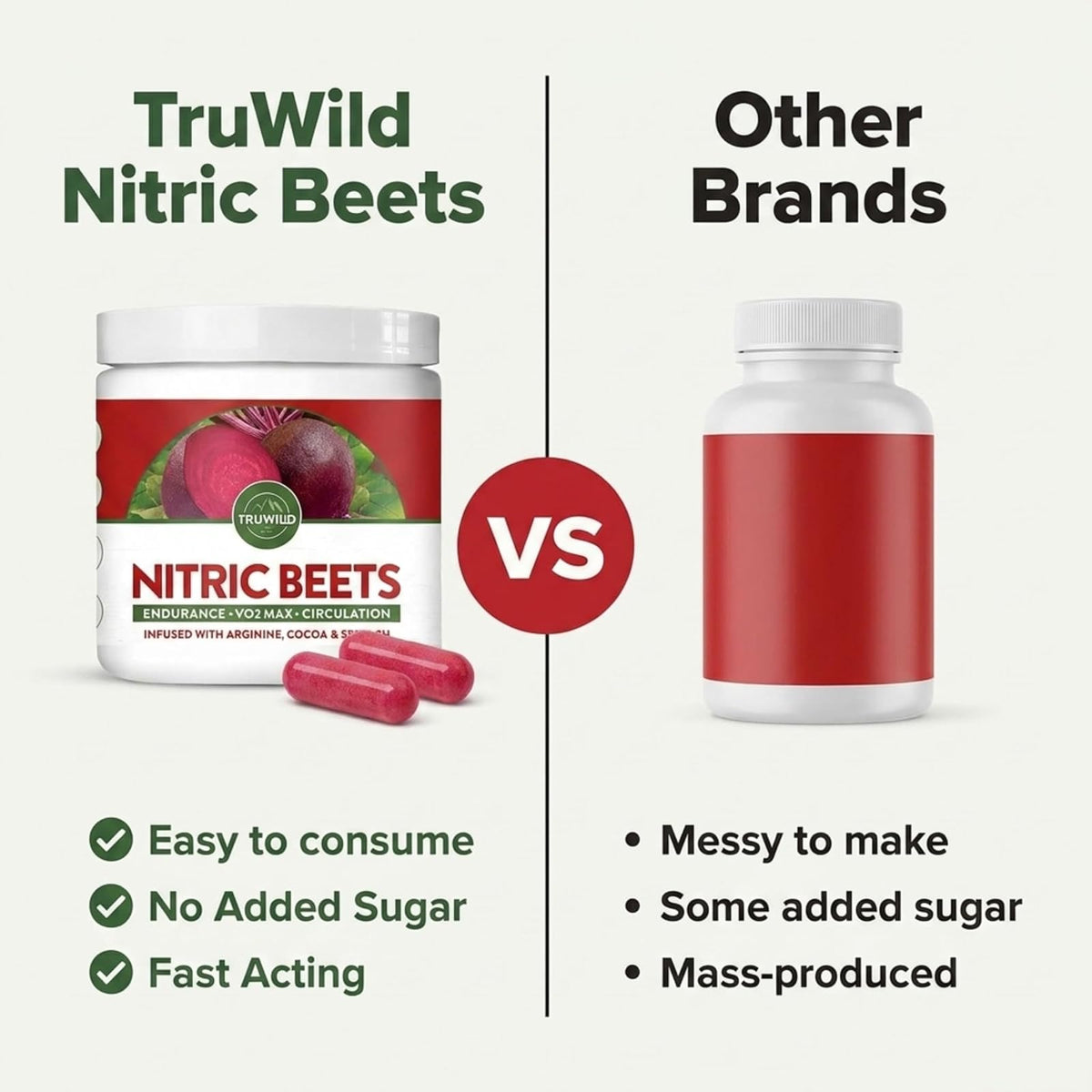 nutrient-rich beet root supplement