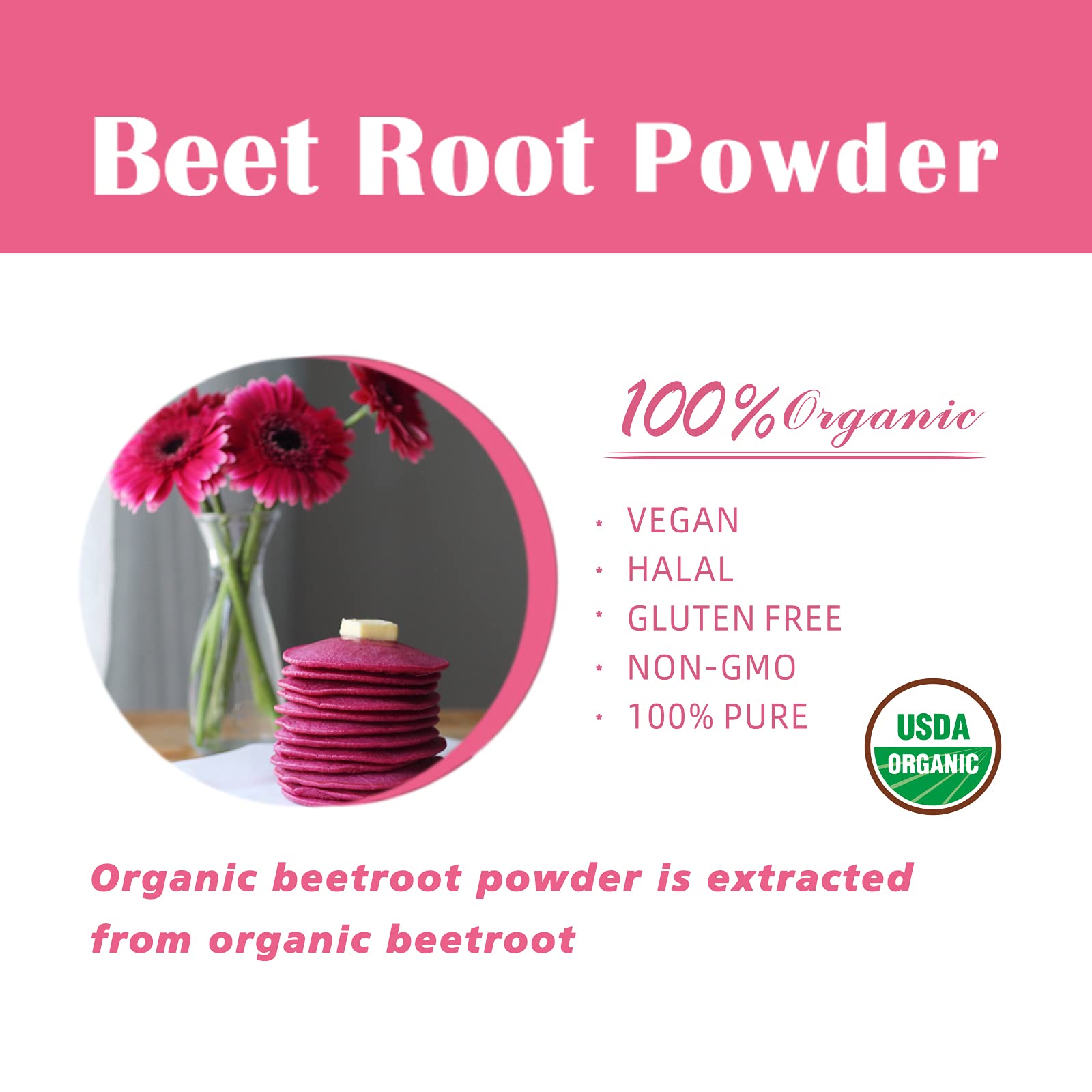 nutrient-rich beetroot powder blend