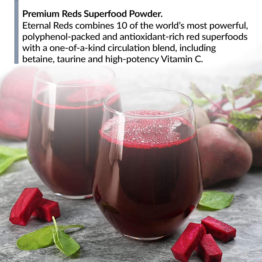 nutrient-rich berry flavoured supplement