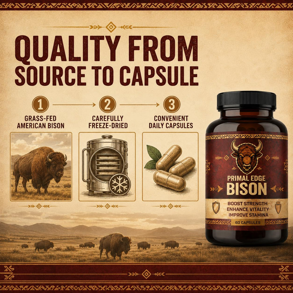 nutrient-rich bison organ capsules