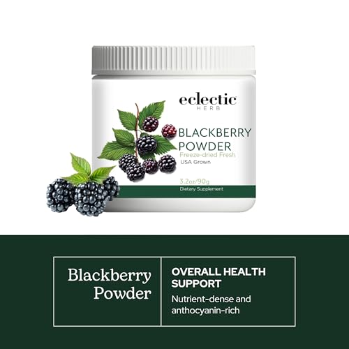 Nutrient-rich blackberry powder supplement