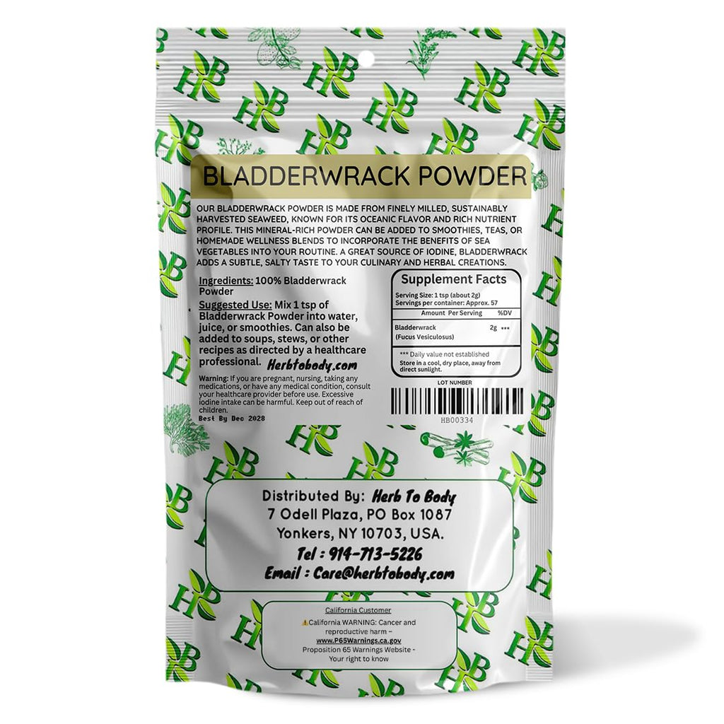 Nutrient-rich bladderwrack for cooking