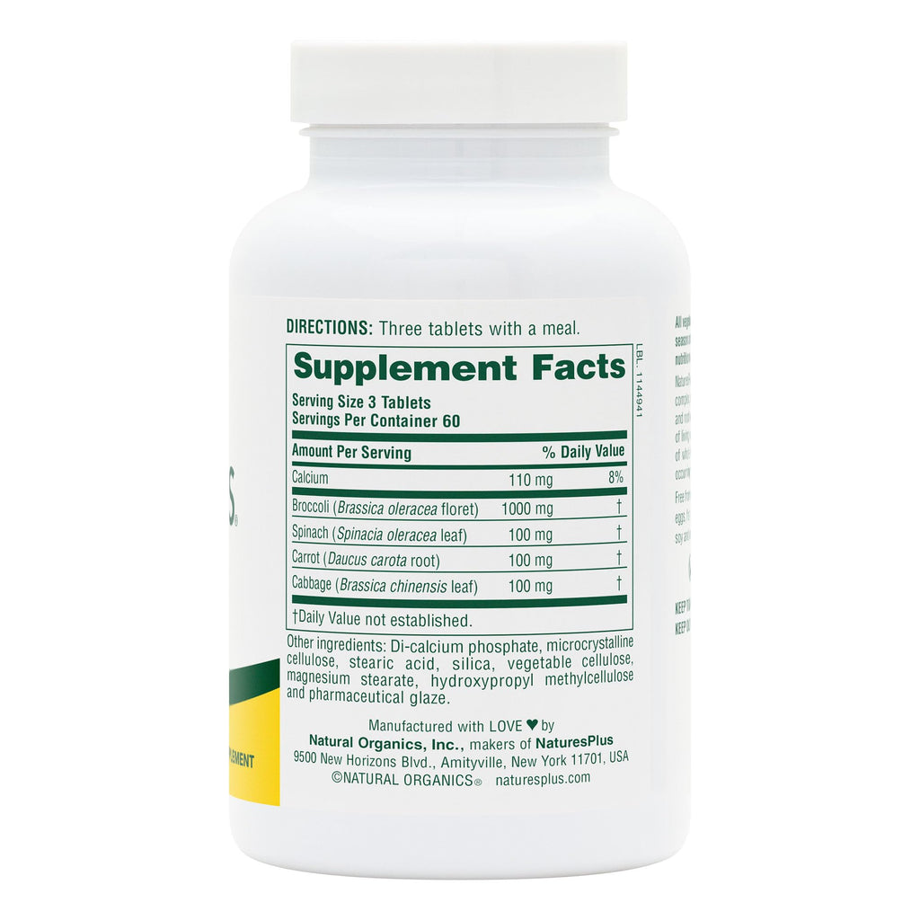 nutrient-rich blended mineral tablets