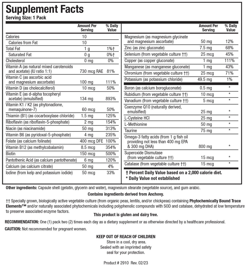 nutrient-rich blended supplements