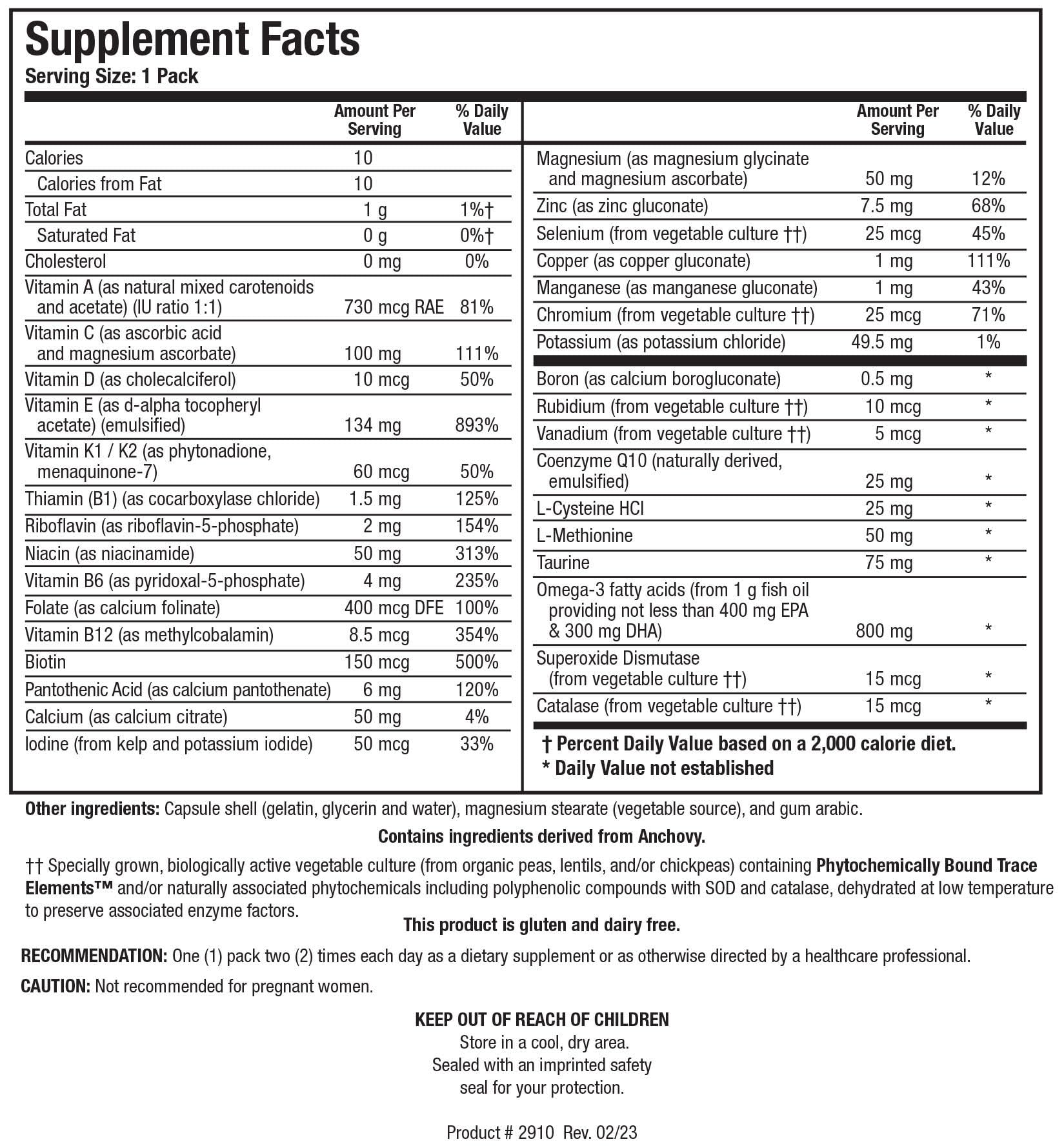 nutrient-rich blended supplements