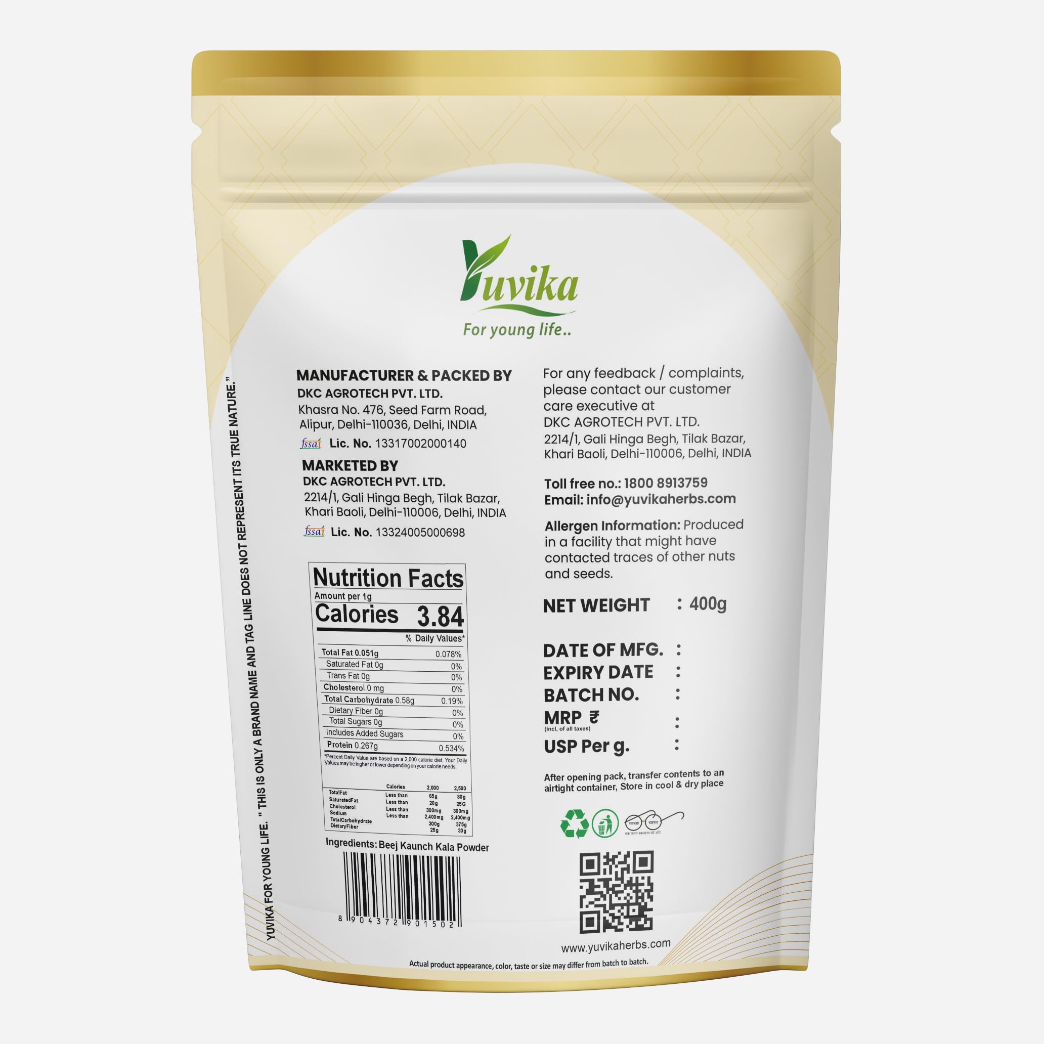 Nutrient-rich blended supplements