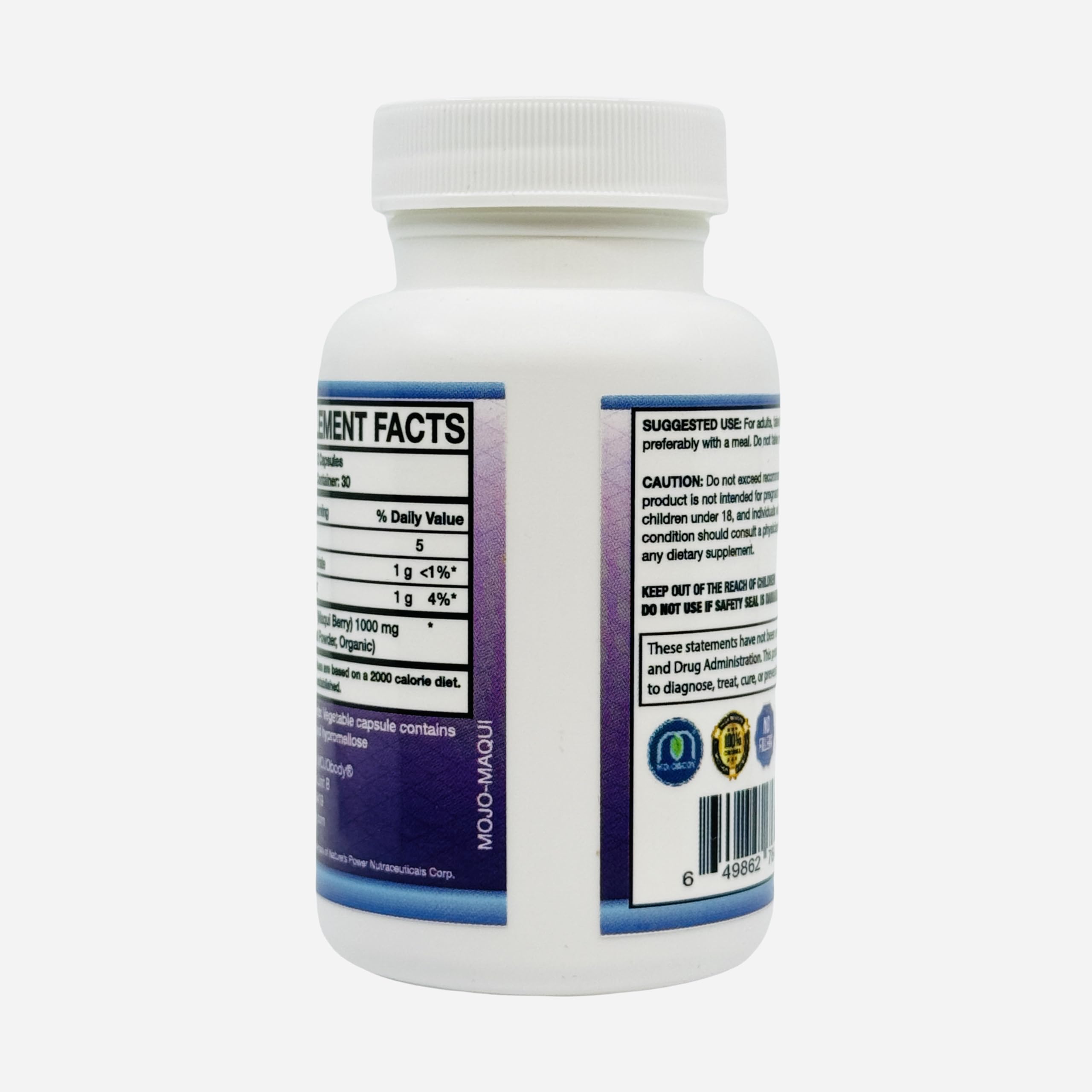 Nutrient-rich blended vitamin capsules