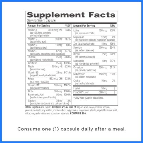 nutrient-rich blended vitamin & mineral supplements