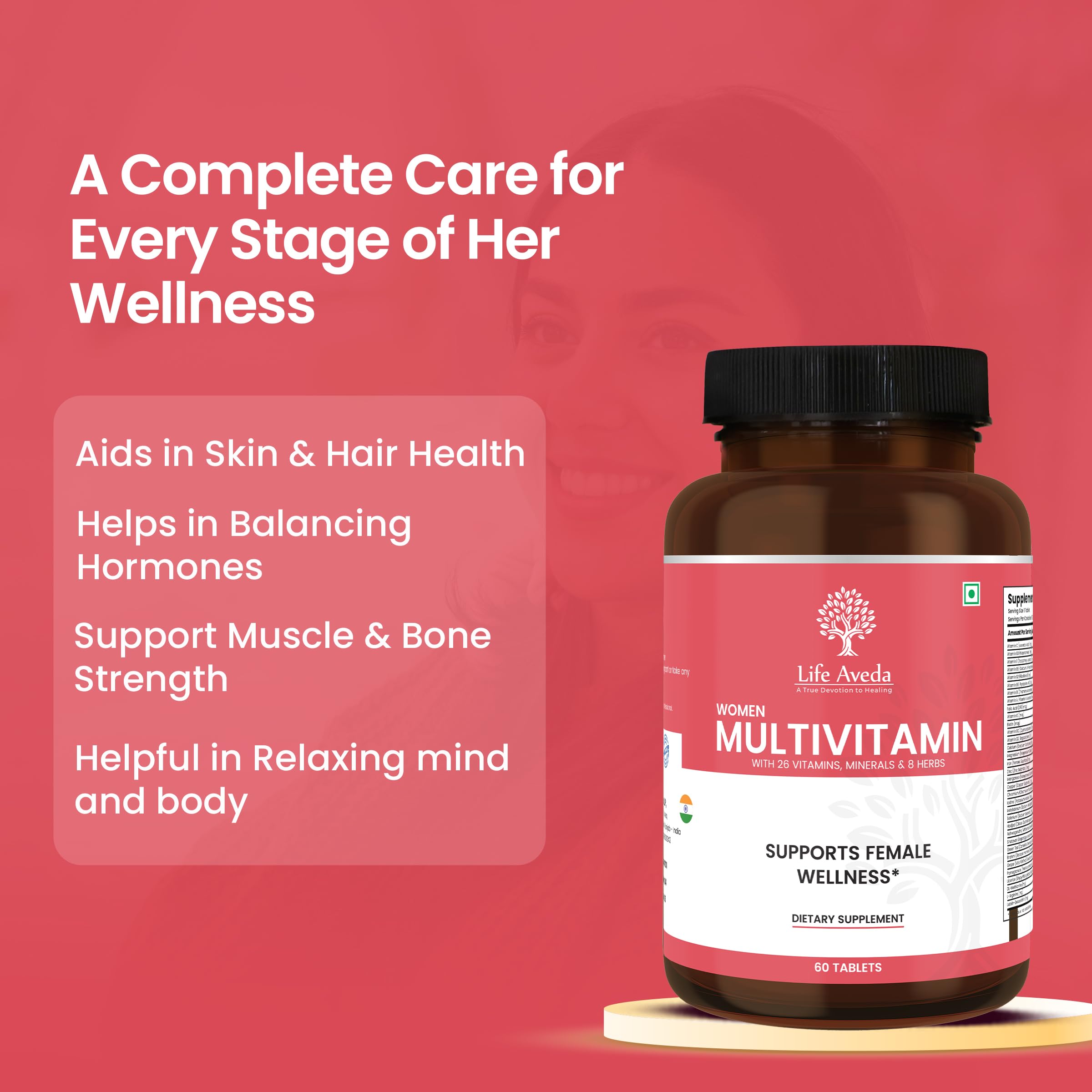 Nutrient-rich blended vitamin & mineral supplements