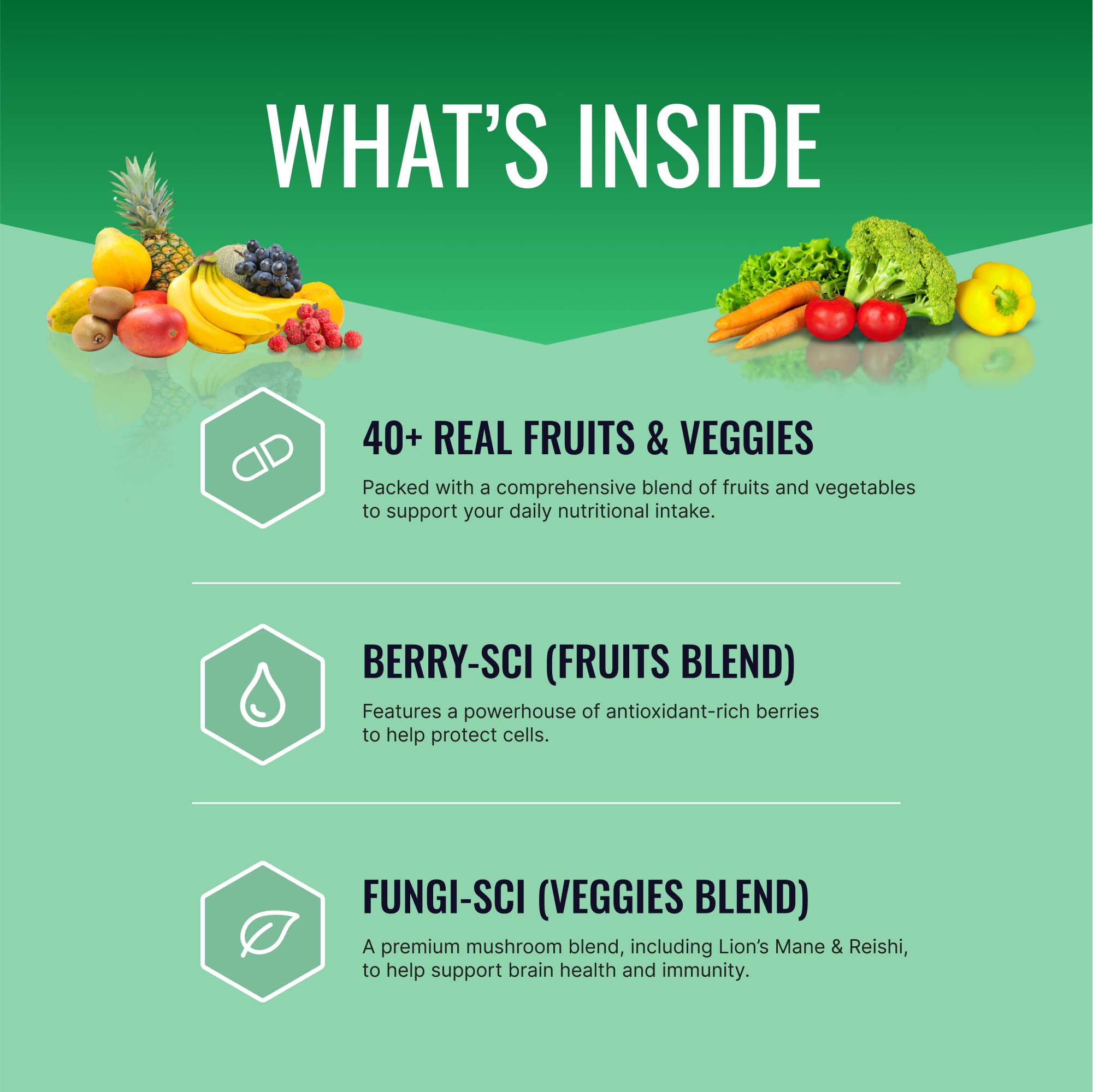 nutrient-rich blended vitamin & mineral supplements