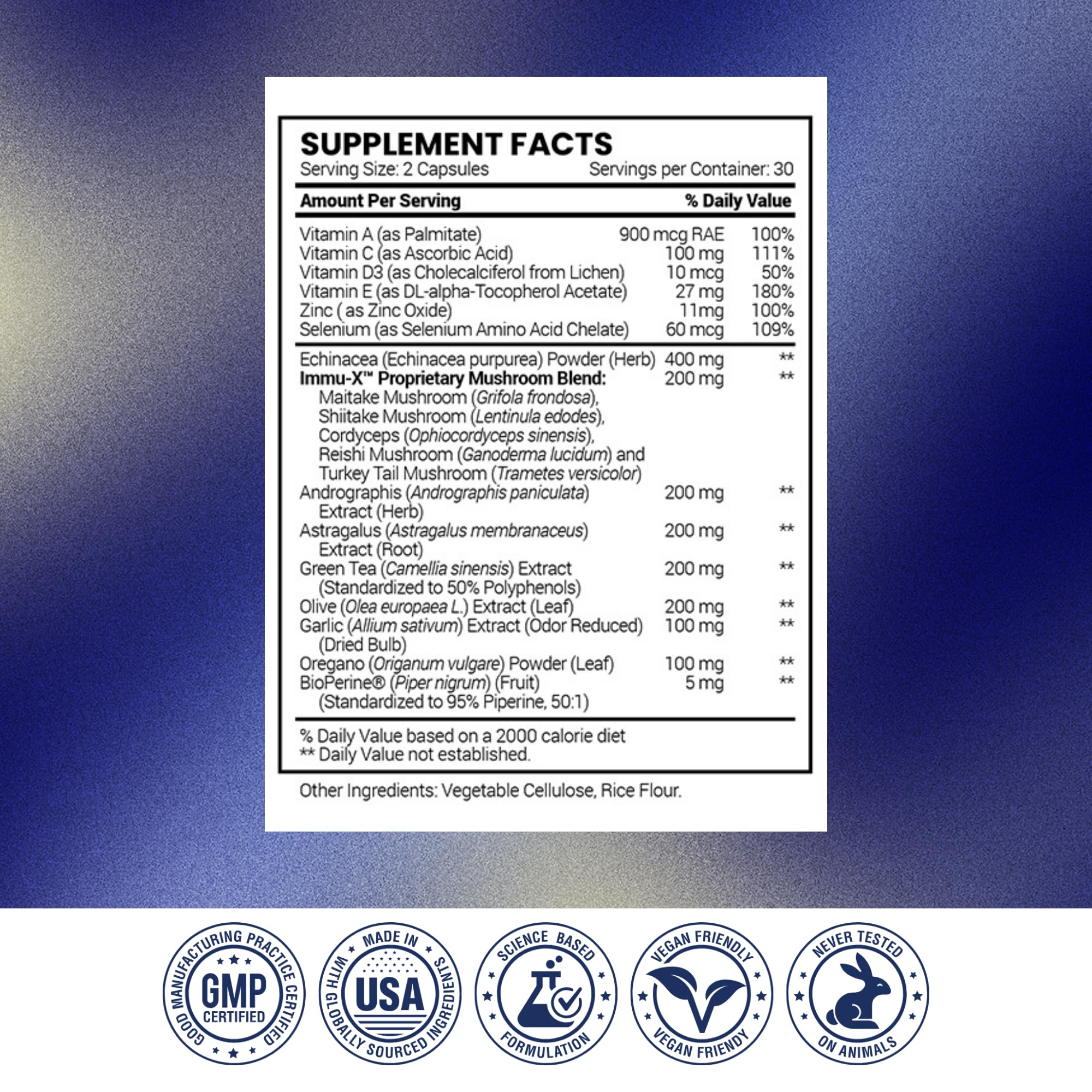 nutrient-rich blended vitamin & mineral support