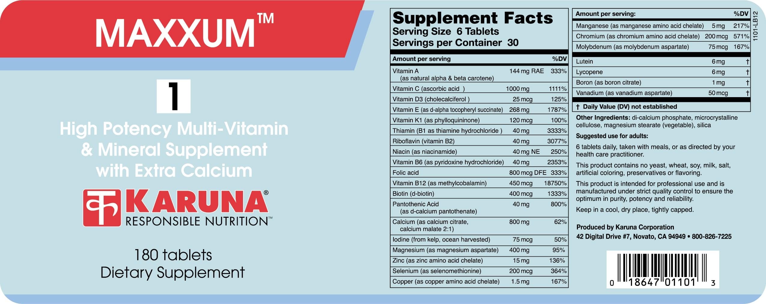 nutrient-rich blended vitamin supplements
